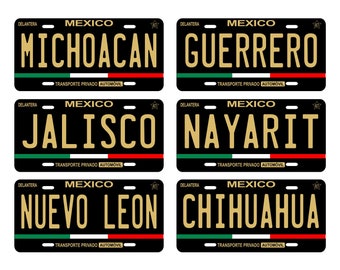 New Mexico Custom License Plate Custom Car Tag Turquoise - Etsy