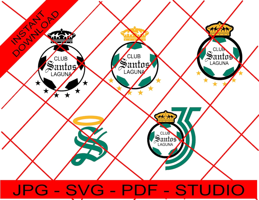 SANTOS LAGUNA SVG, Santos Laguna Vector Designs, Team Santos Laguna ...