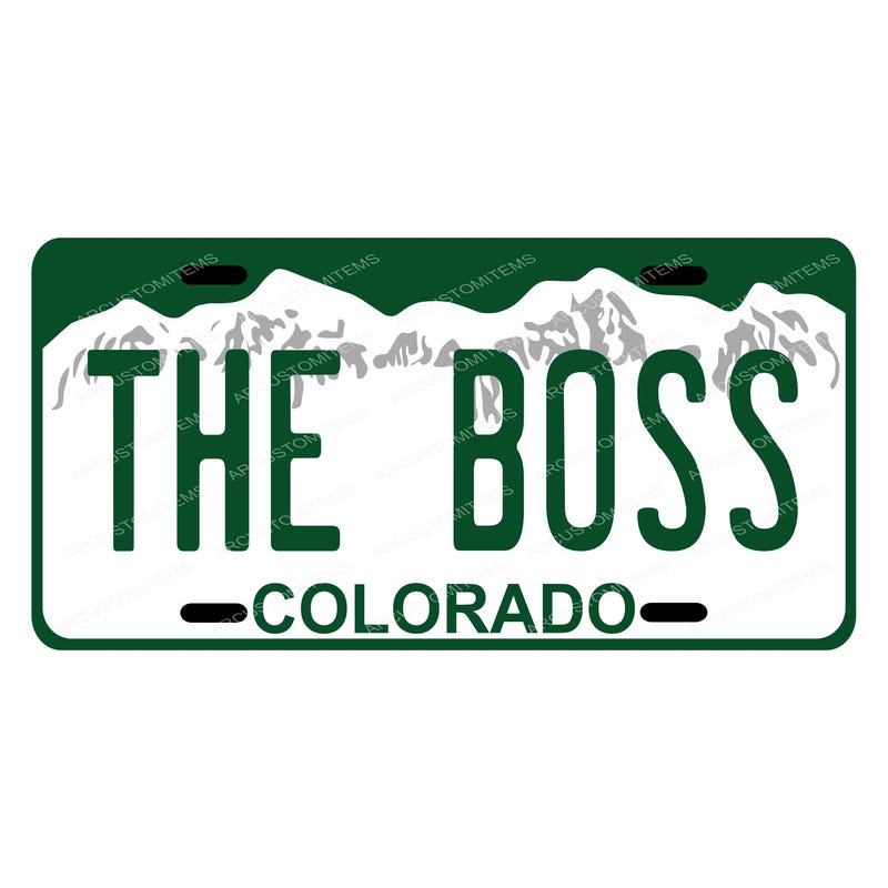 Colorado State Plate - Etsy