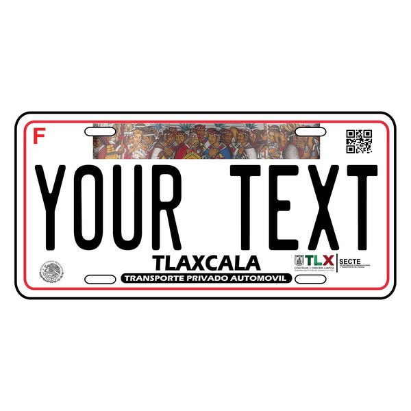 License Plate Tlaxcala - Etsy
