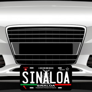 Car Plate State of Sinaloa, Car Plate Mexico, Car Plates of States of ...