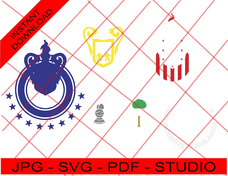 Chivas Del Guadalajara LOGO / Instant Download Files / Chivas Del ...