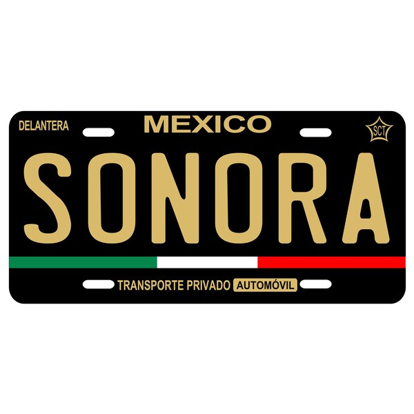 License Plate Sonora - Etsy