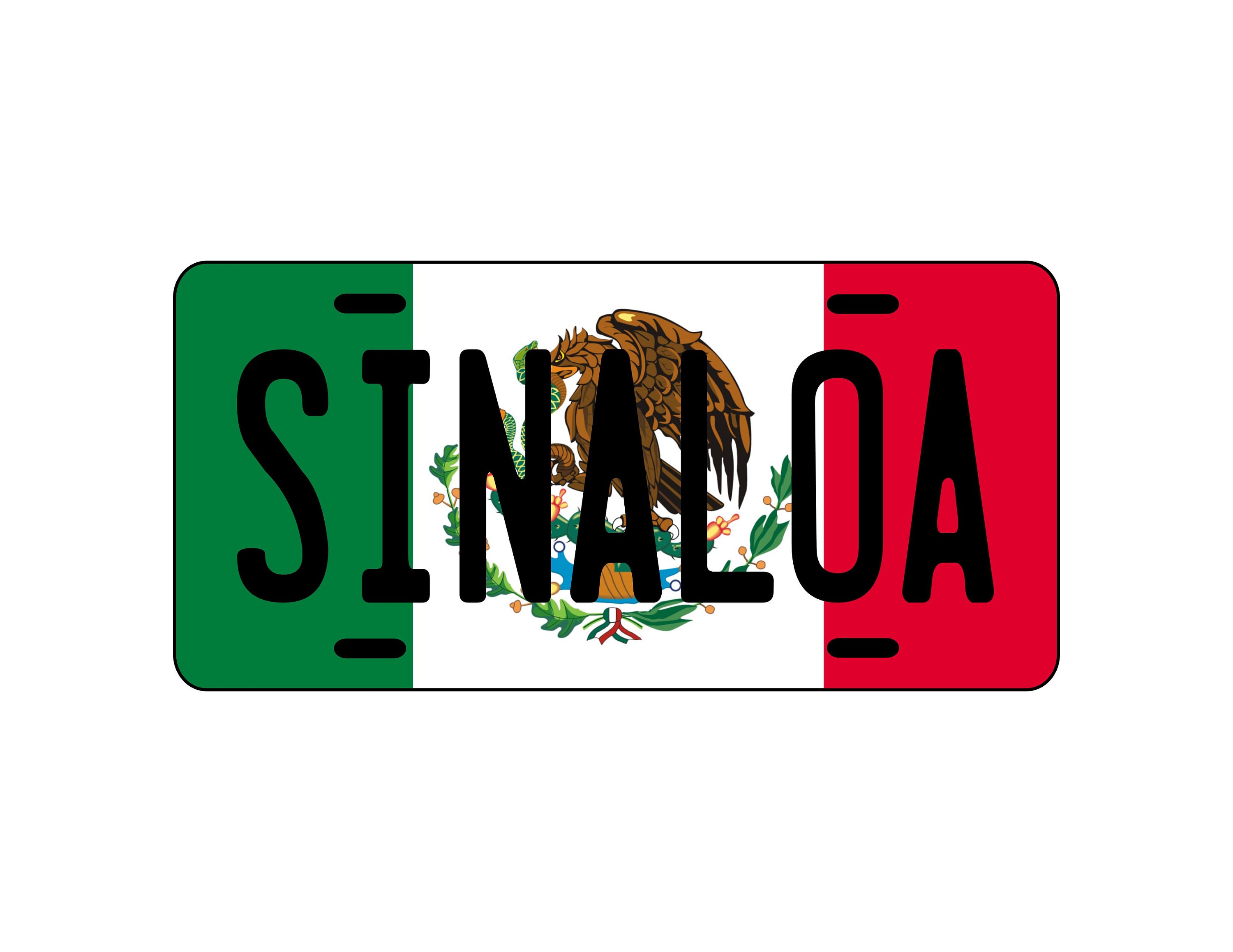 Placa Auto Estado SINALOA, Car Plate Mexico, Placas Carro Mexico State ...