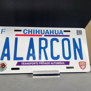 Car Plate State of Chihuahua, Car Plate Mexico, Car Plates of the ...