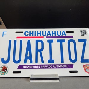 Car Plate State of Chihuahua, Car Plate Mexico, Car Plates of the ...
