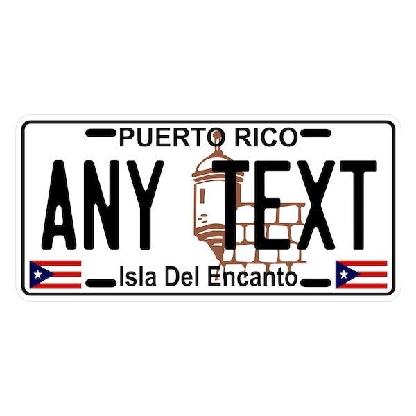 Pr License Plate - Etsy