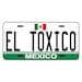 MEXICO Car Plate, Mexico Car Plate, Mexico State Aluminum Car Plates ...
