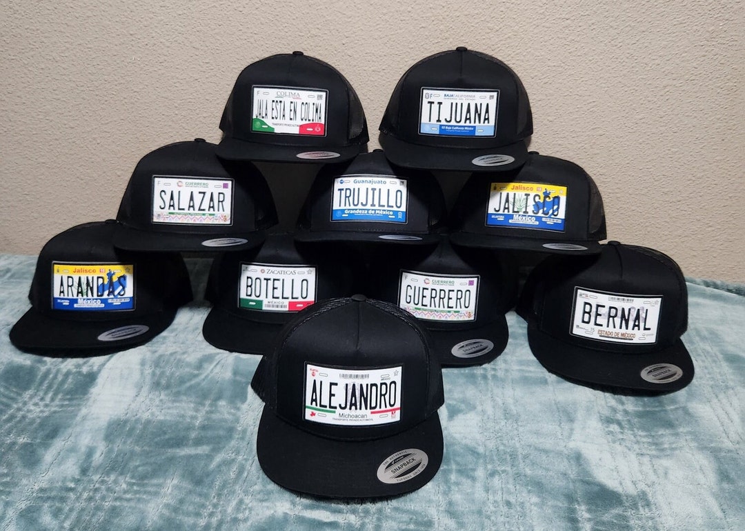 Mexico Plate Hats, Mexico Plate Cap, Novelty Cap, Custom Cap States ...