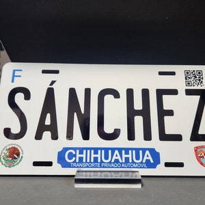 Car Plate State of Chihuahua, Car Plate Mexico, Car Plates of the ...
