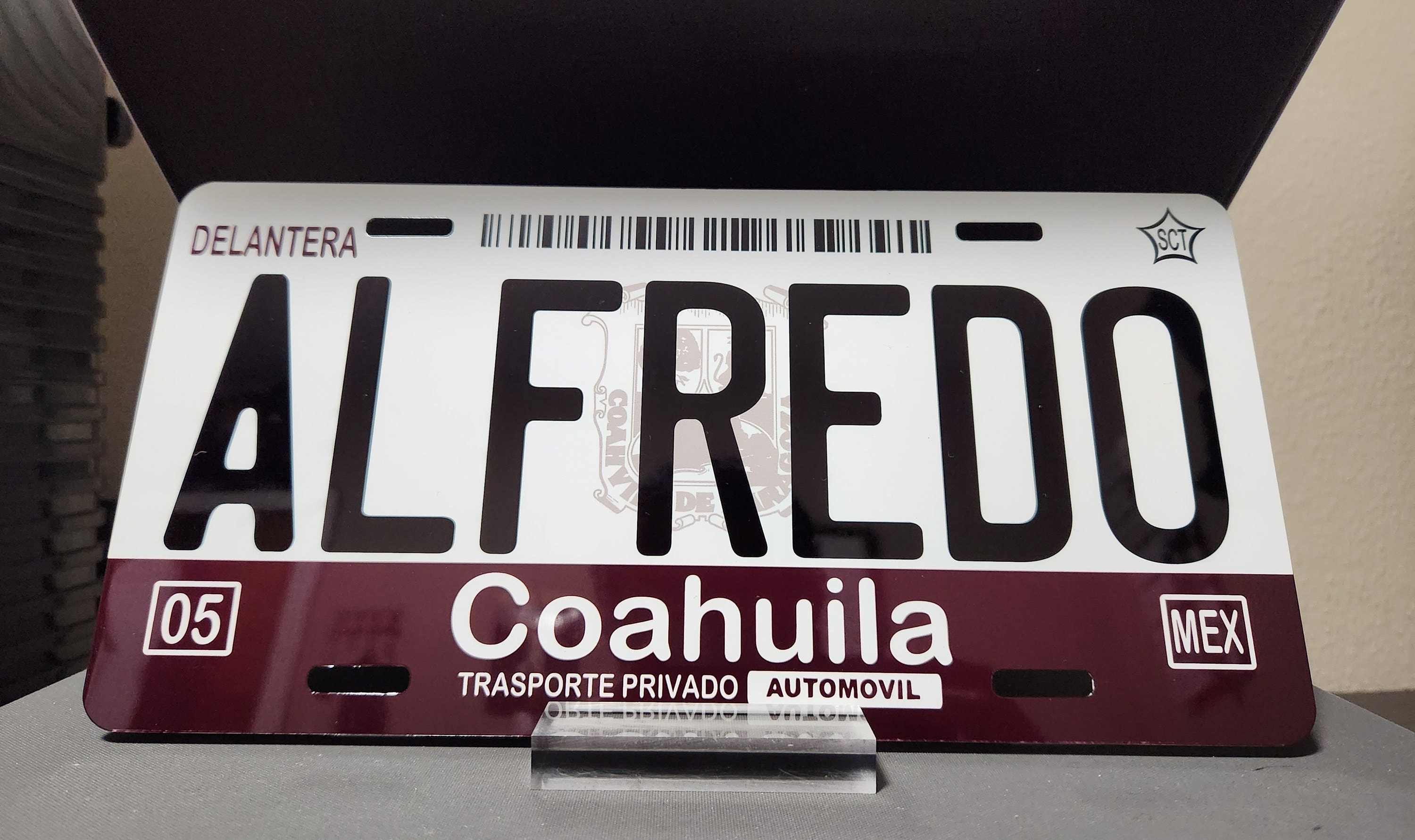 Decorative Car Plate State of COAHUILA, Car Plate Mexico, Car Plates of ...