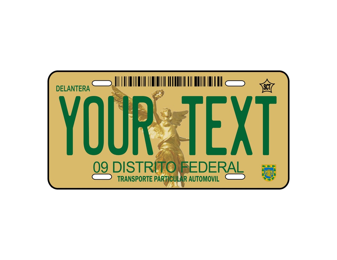Mexico City Car Plates, CD MX License Plate, Mexico Car Plate, Mexico ...