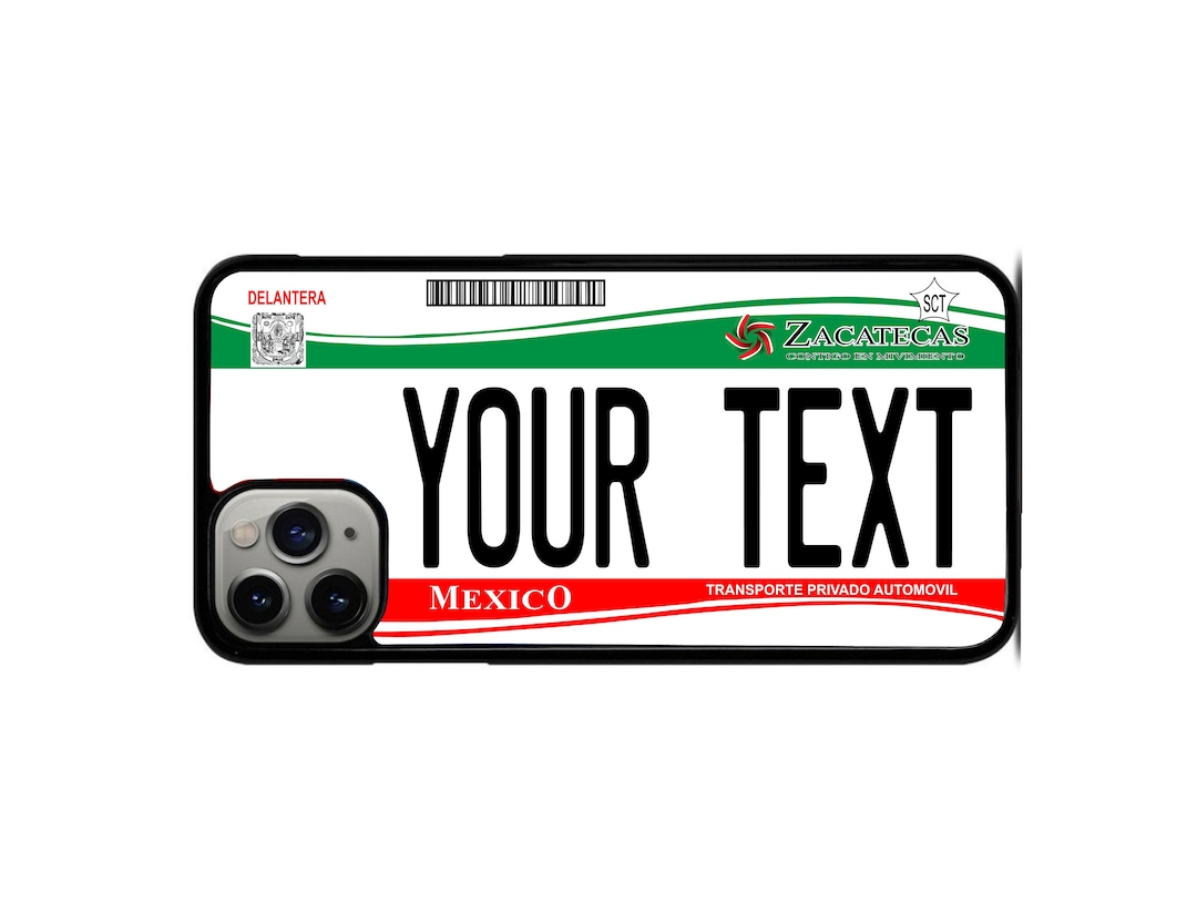 ZACATECAS State Cell Phone Cases / ZACATECAS License Plate Bumper Phone ...