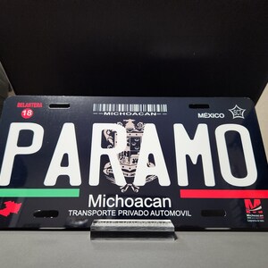 Car Plate State of Michoacan, Car Plate Mexico, Car Plates of the ...