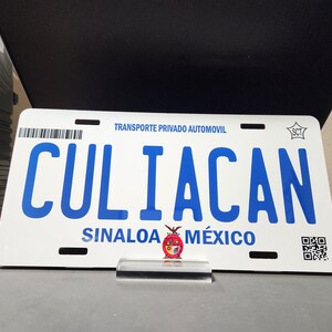 Car Plate SINALOA, Personalized Aluminum Car Plate State of SINALOA ...