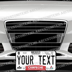 Personalized Car Plate State of CAMPECHE, Car Plate Mexico, License ...