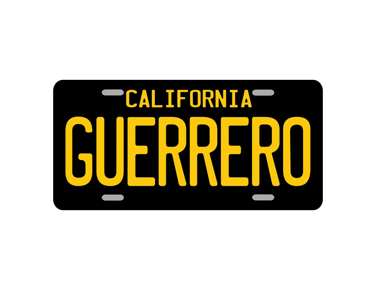 CALIFORNIA Custom Personalized License Plate Novelty / Car Plate ...