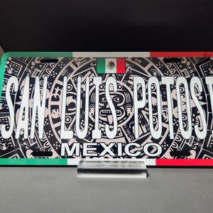 Personalized Auto Plates All States of Mexico, Car Plates States of ...