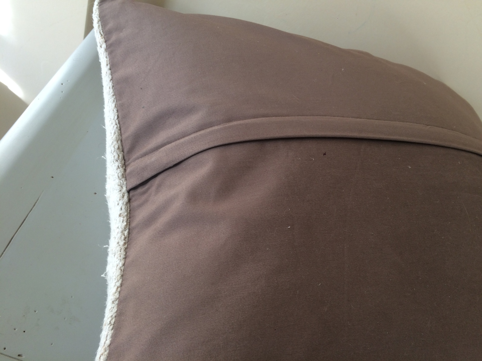 Hemp Couch Pillow Cover 18x18 Floor Cushion Cover white - Etsy