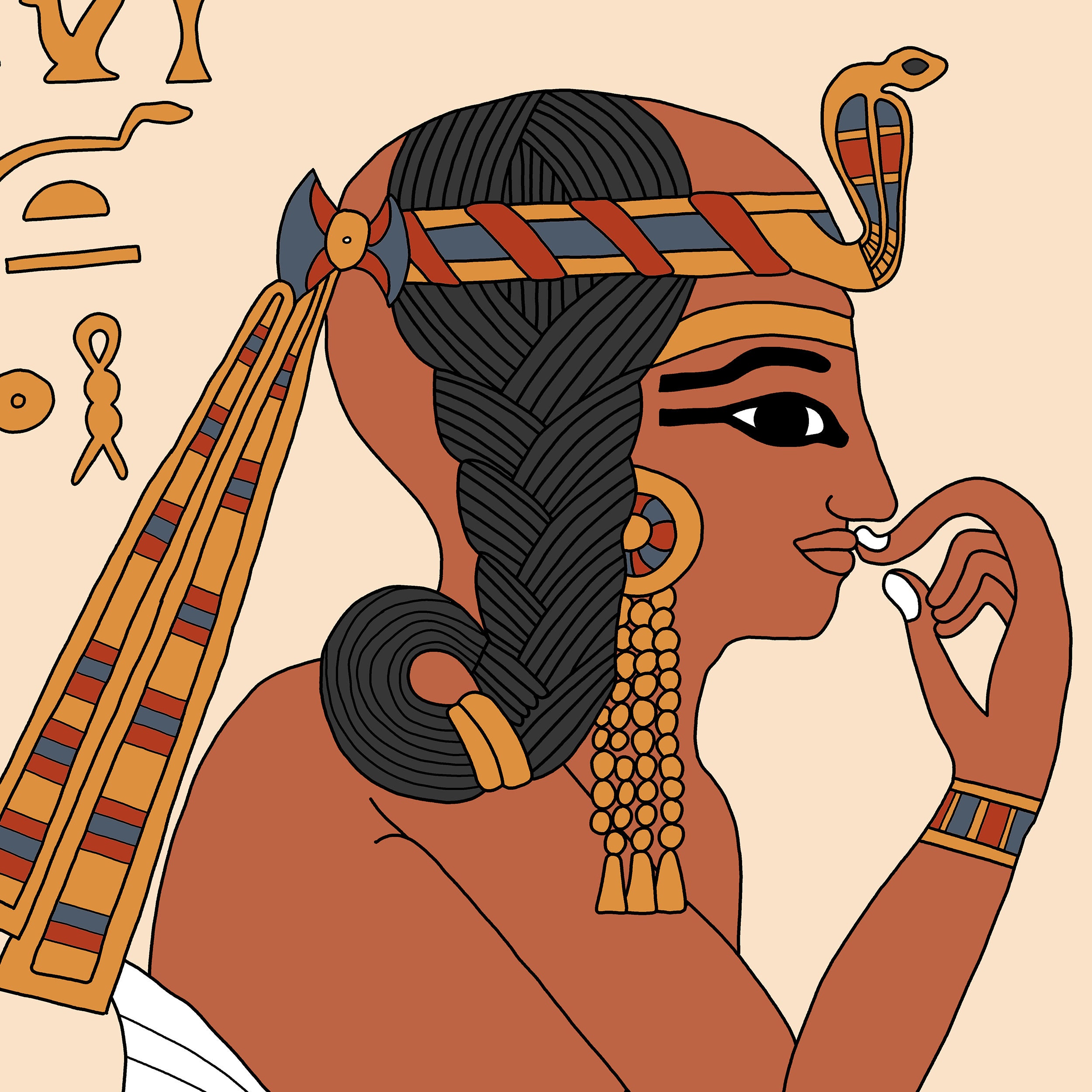 Personalised Name in Hieroglyphics Wall Poster Pharaoh Ramesses the ...