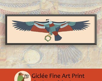 Nekhbet Art Print, Ancient Egyptian Vulture God, Egypt Goddess ...