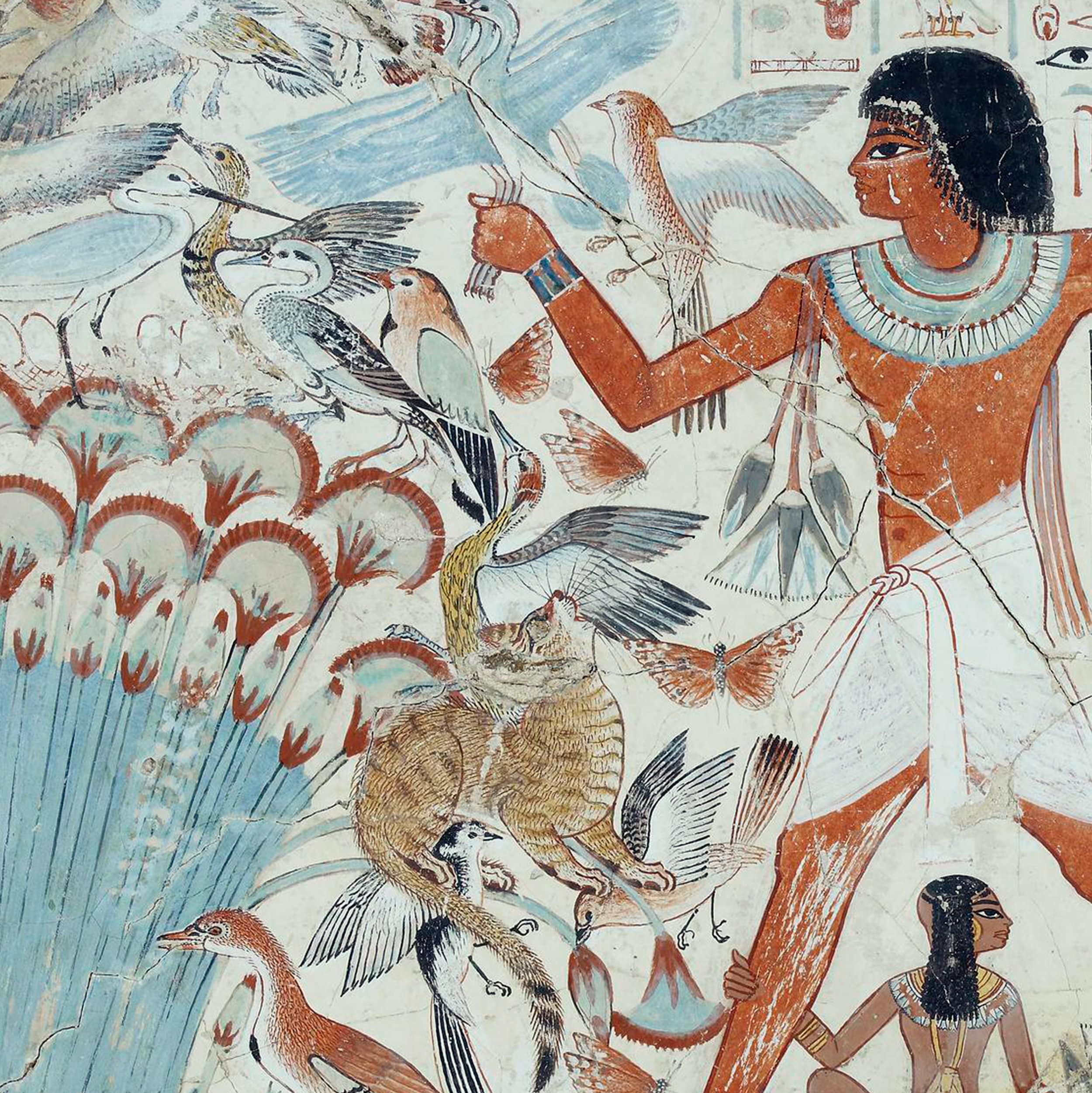Ancient Egyptian Reproduction Unframed Giclee Art Print Nebamun Hunting ...