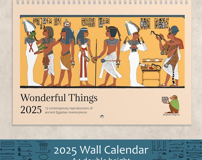 Ancient Egyptian Art 2025 Wall Calendar - 12 Reproductions of ...