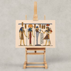 Ancient Egyptian Reproduction Unframed Art Print - the Triad of Memphis ...