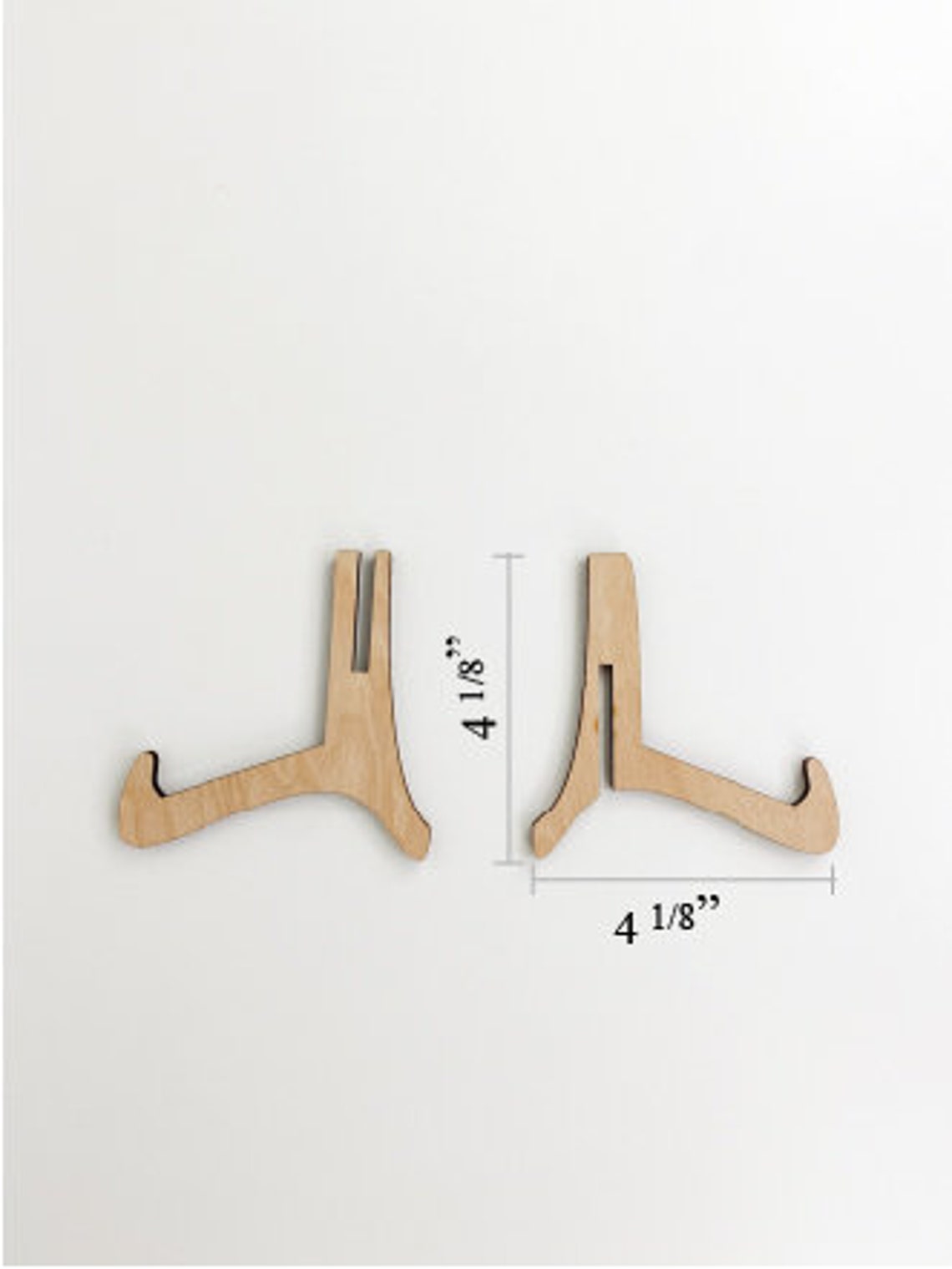 Wood Easel Display Stand, Plaque Stand, Plate Stand, Photo Holder, Wood ...