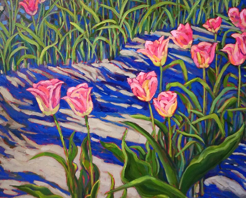 Hello Spring, Original Painting, Oil Painting, Impressionism, One-of-a ...