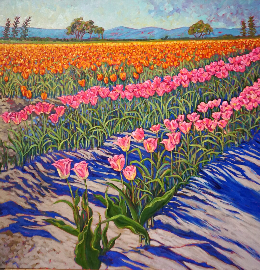 Hello Spring, Original Painting, Oil Painting, Impressionism, One-of-a ...