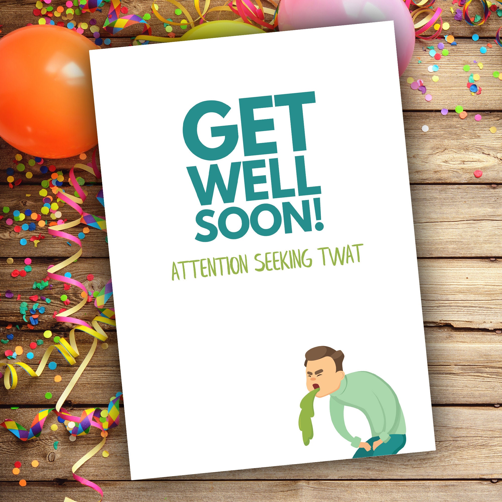 Get Well Card, Chemo, Hysterectomy Good Luck, Cancer, Greeting Card ...