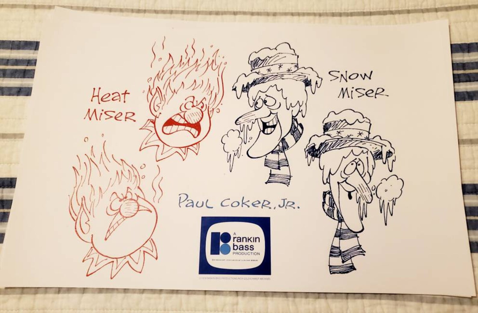 Rankin/bass' Heat Miser & Snow Miser 11 X 17 Model - Etsy