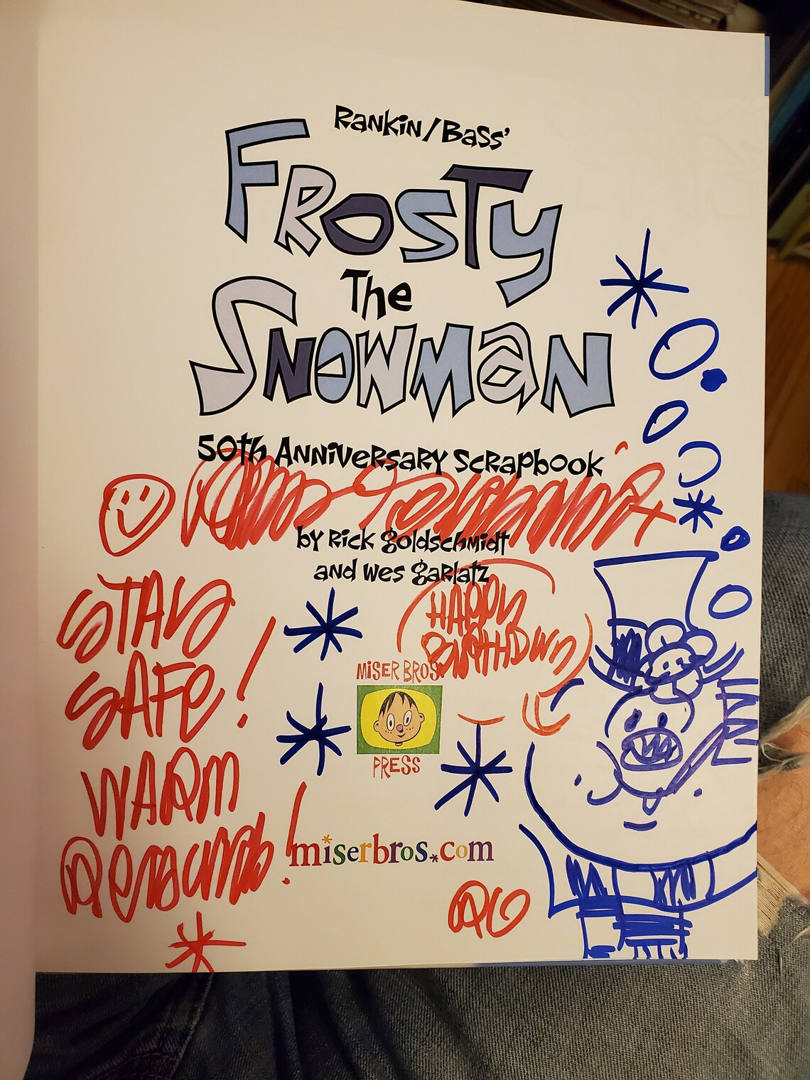 Rankin/bass' Frosty the Snowman 50th Anniversaty Scrapbook | Etsy