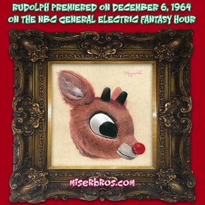 60th Anniversary! 1967 Ge/ideal Rudolph With Commercials and Fame and ...