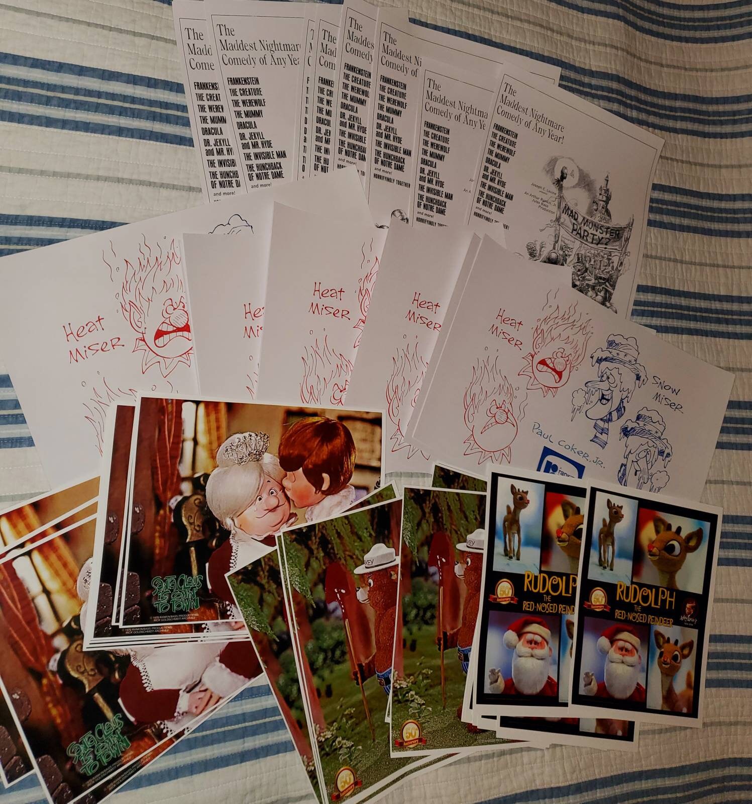 Rankin/bass' Heat Miser & Snow Miser 11 X 17 Model | Etsy