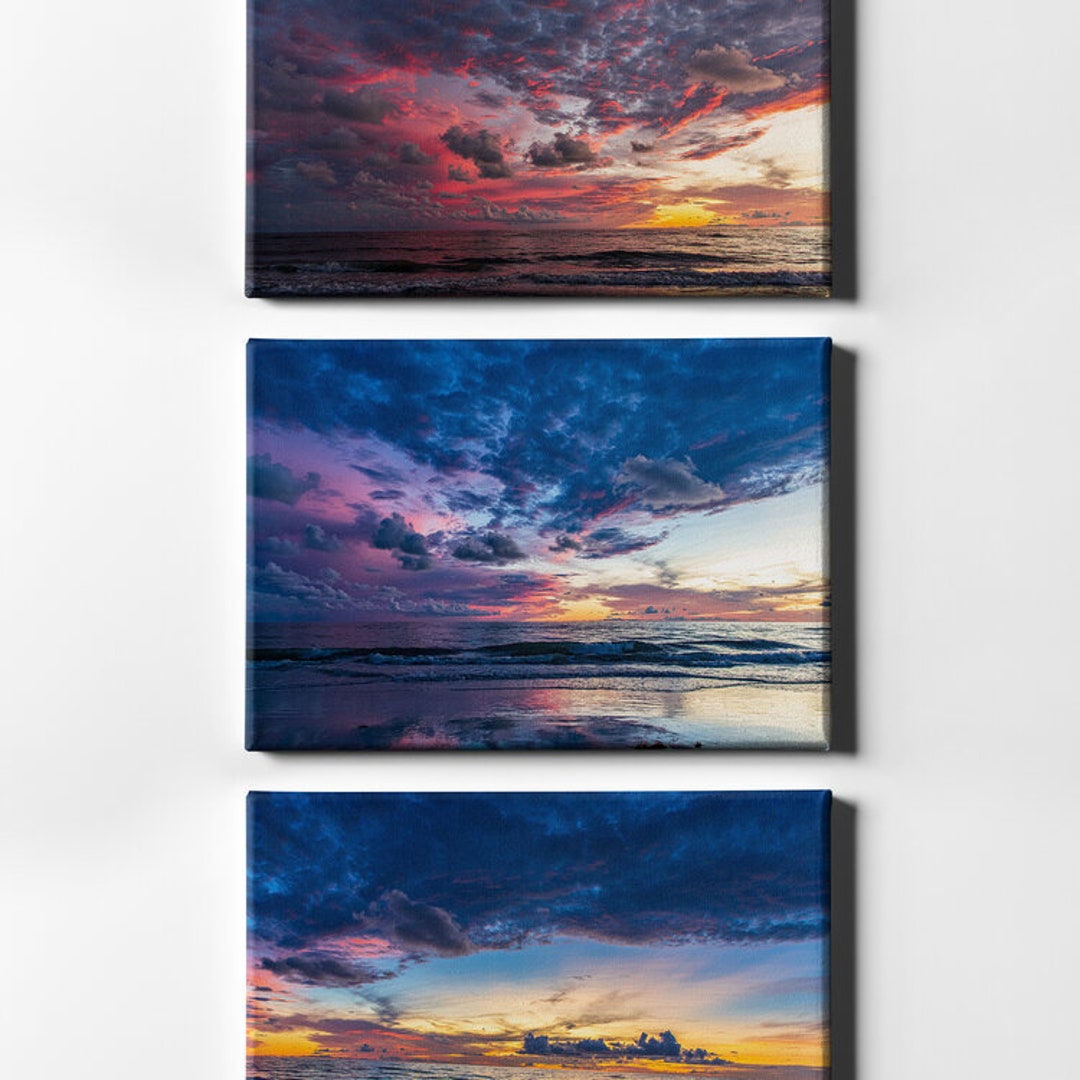 Pete's Sunset Series Picasso Canvas on Frame - Etsy