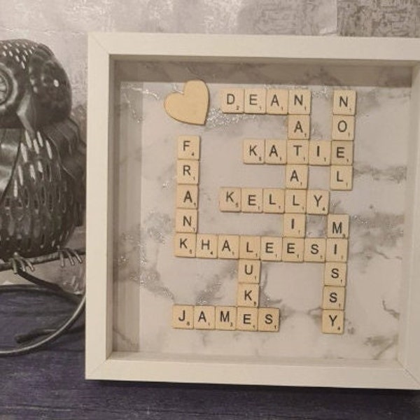 Scrabble Frame - Etsy UK