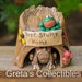 Toad House OOAK Tree Stump Home Garden Art Fairy Garden - Etsy