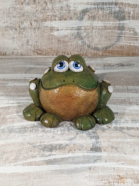 Ceramic Toad House OOAK High Fired Frog Whimsical Toad | Etsy