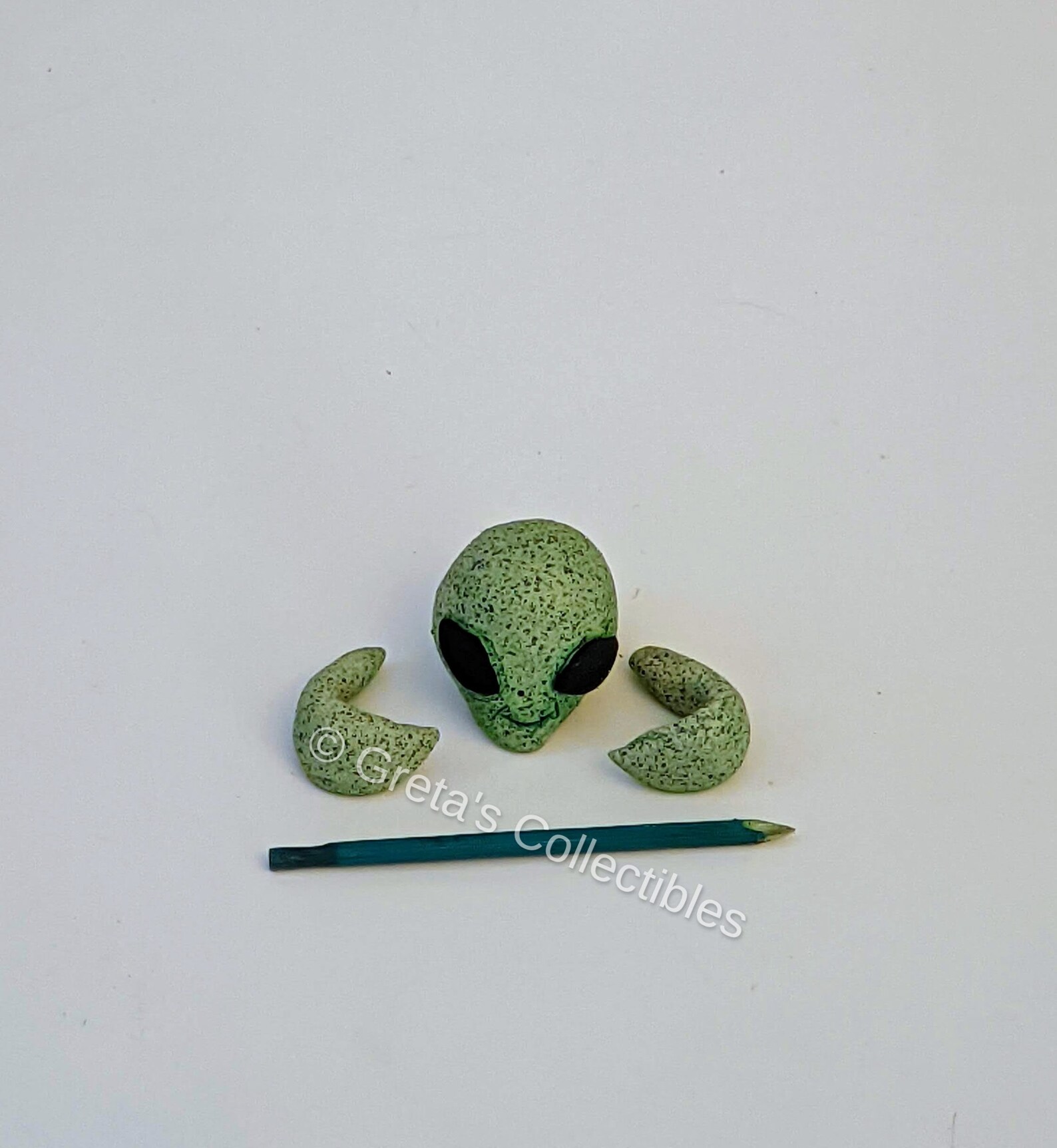 Alien Plant Buddy Ceramic Alien Garden Art Plant Stake - Etsy