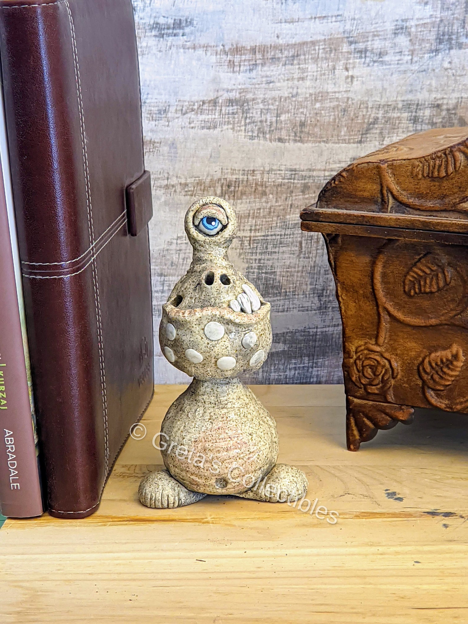 Mini Monster Cone Burner Posable Head Monster OOAK Monster - Etsy