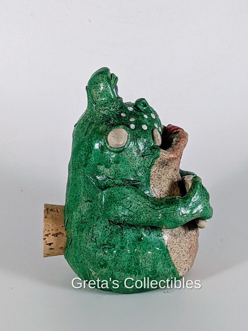 Bank Monster Bank Piggy Bank Handmade Clay Bank Incense | Etsy