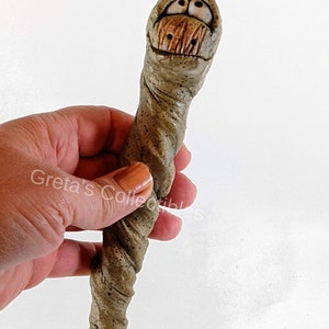 Family of 3 Whimsical Garden Worms, Fairy Garden Decor, Garden Art ...