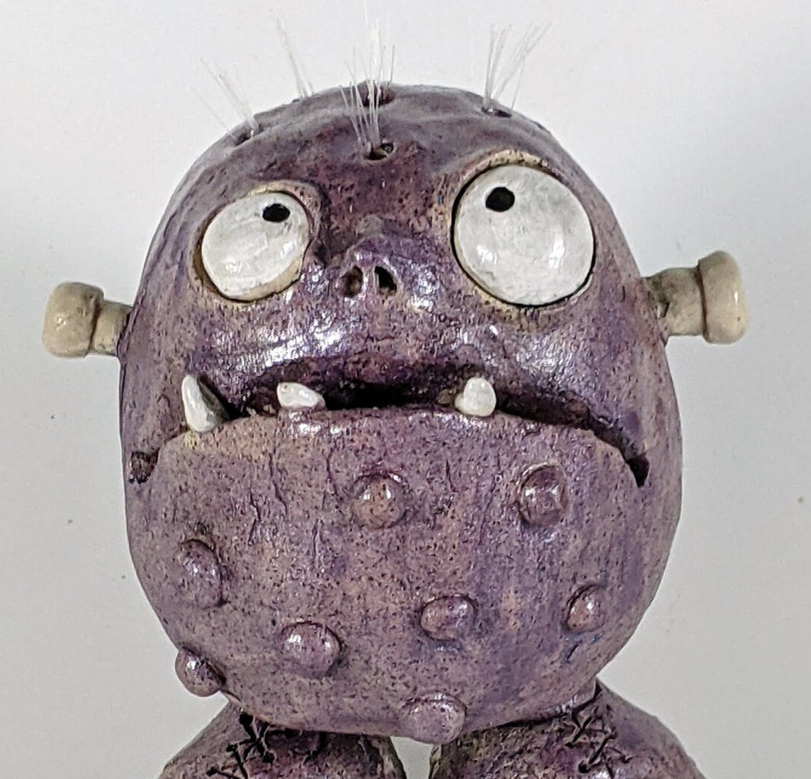 Bank, Monster Bank, Piggy Bank, Handmade Clay Bank, Incense Burner ...