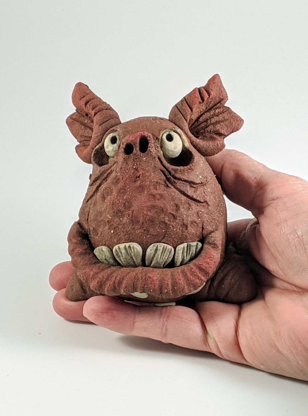 Mini Monster, OOAK, Micro Mini Monster, Ceramic Monster, Garden Art ...