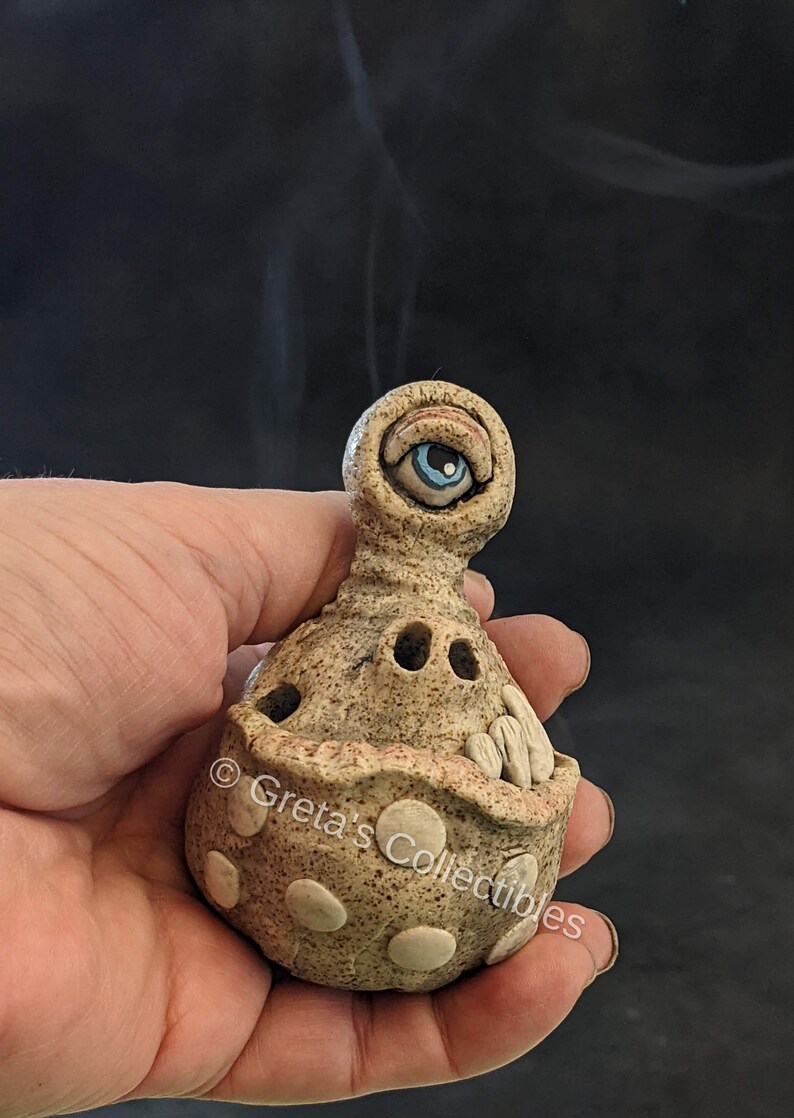 Mini Monster Cone Burner Posable Head Monster OOAK Monster - Etsy