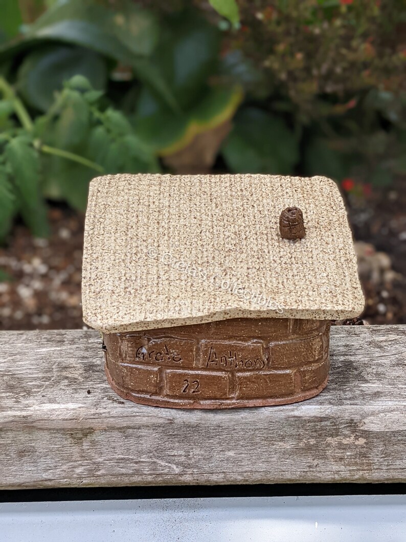 Toad House OOAK High Fired Toad Home Garden Art Fairy - Etsy