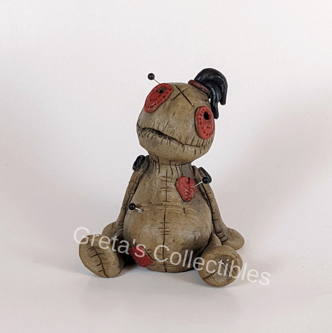 Voodoo Doll, Lazy Voodoo Doll, Incense Burner, OOAK, Ceramic Voodoo ...