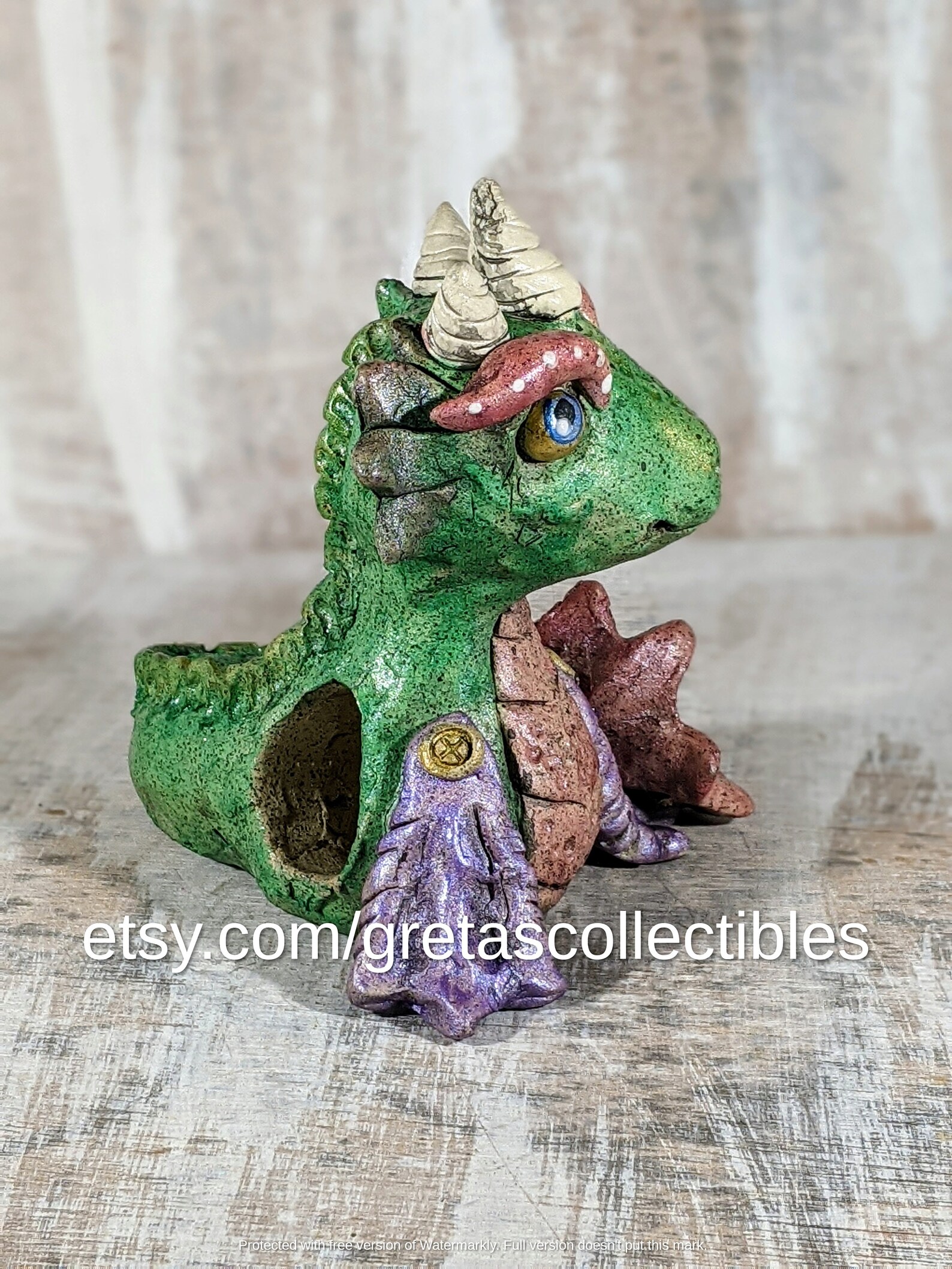 Merdragon Handmade, Sea Dragon Incense Burner, Ceramic Dragon ...